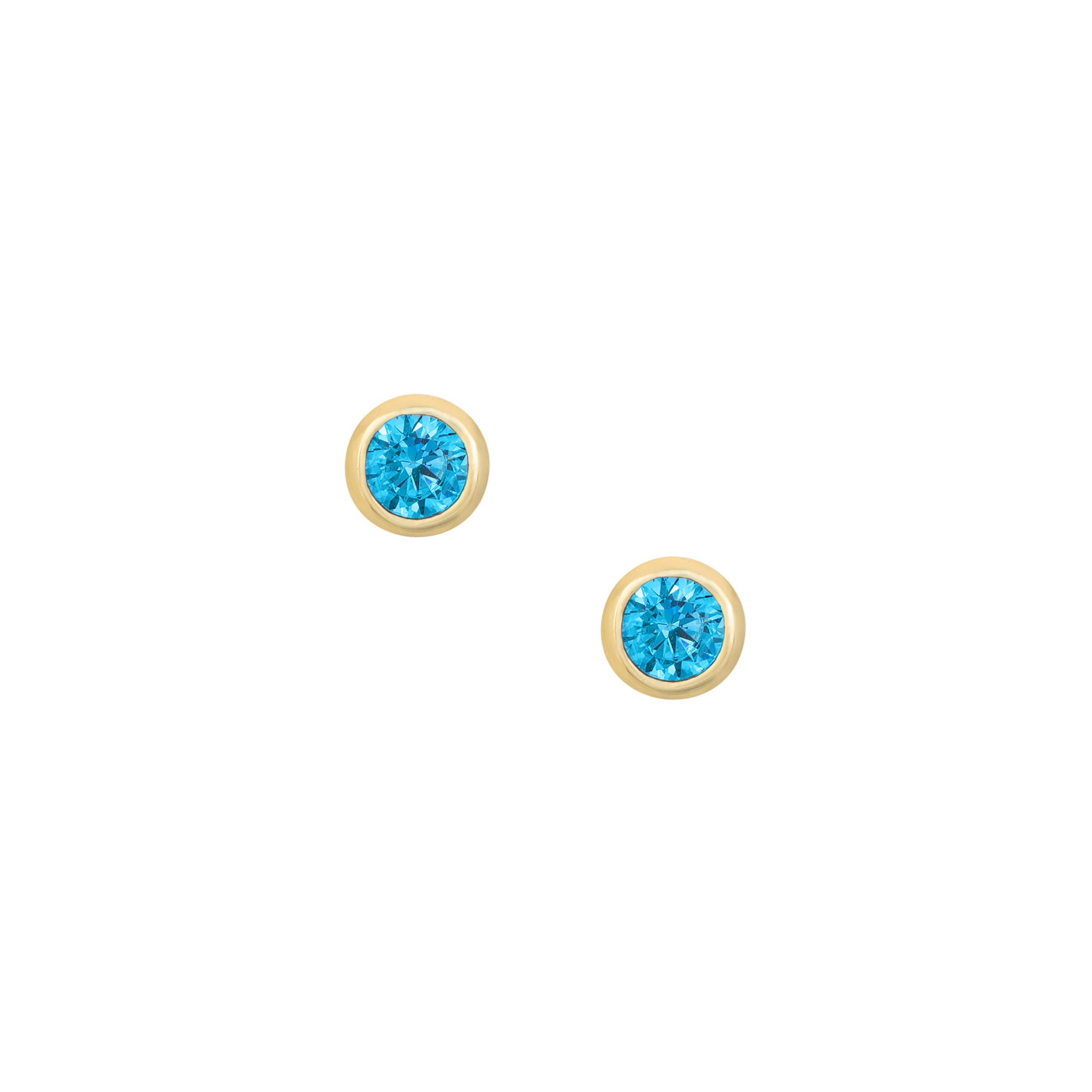 Little Rooms Elara Aqua Stud Earrings
