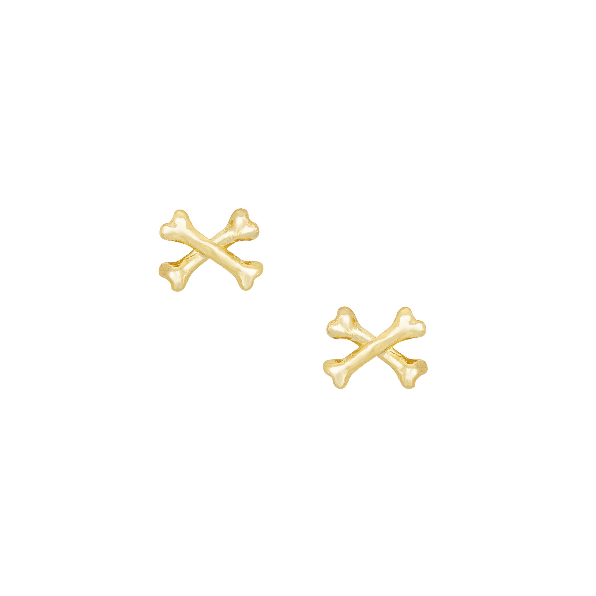 Little Rooms Crossbones Stud Earrings