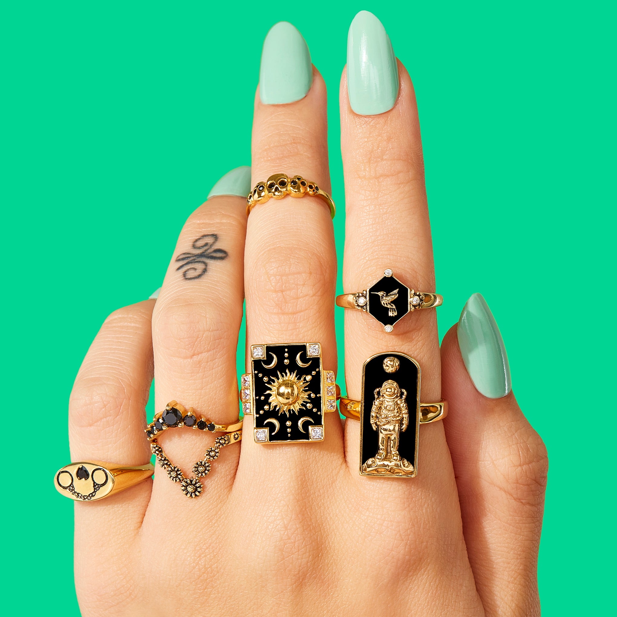 Little Rooms Hummingbird Ring