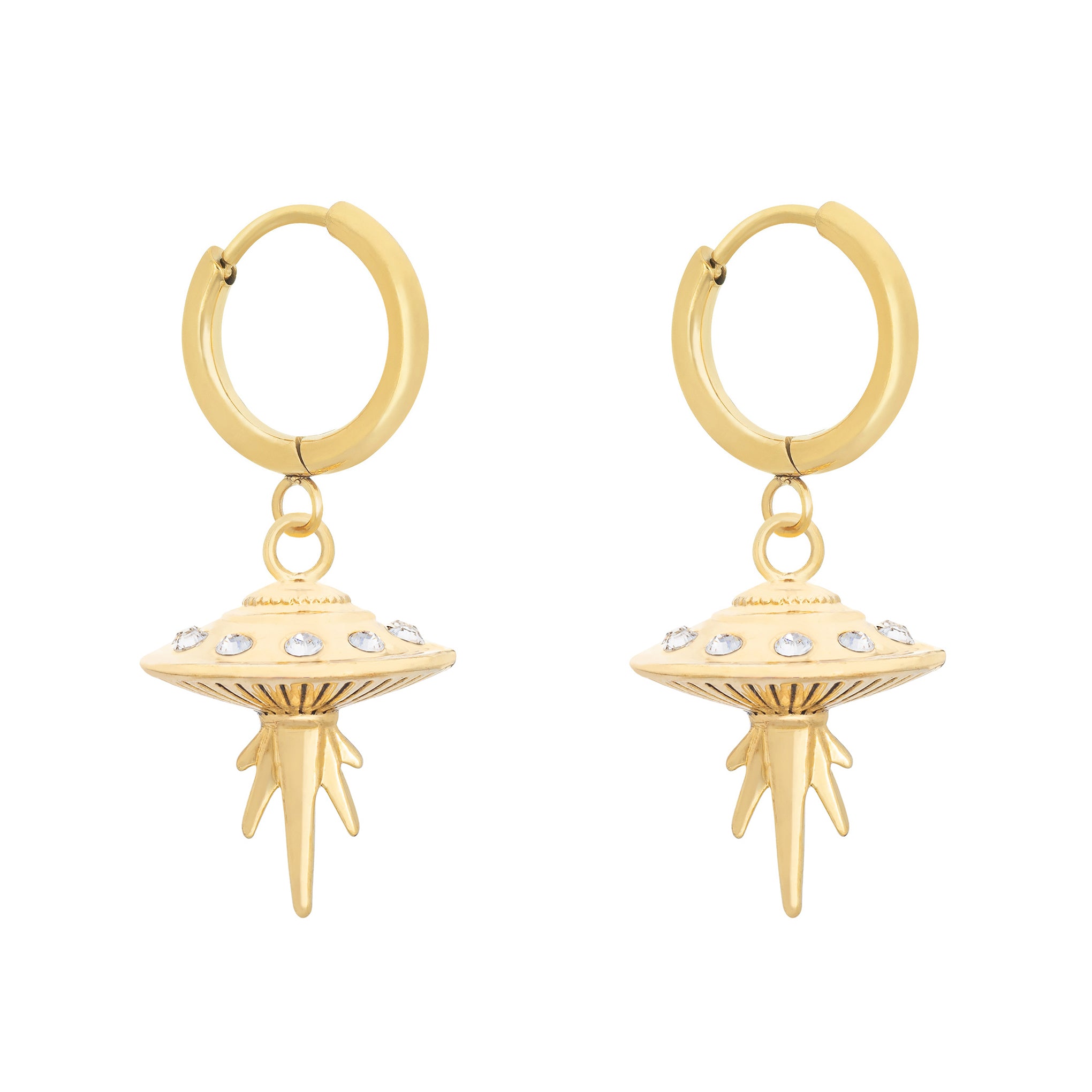 Little Rooms Starship Hoop Earrings
