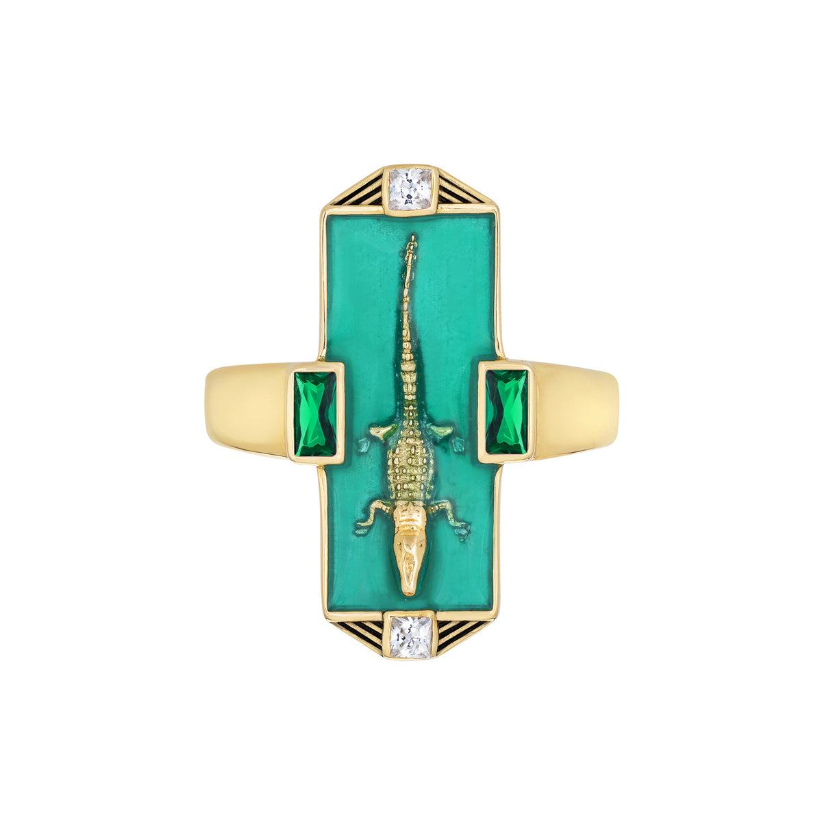 Little Rooms Alligator Ring