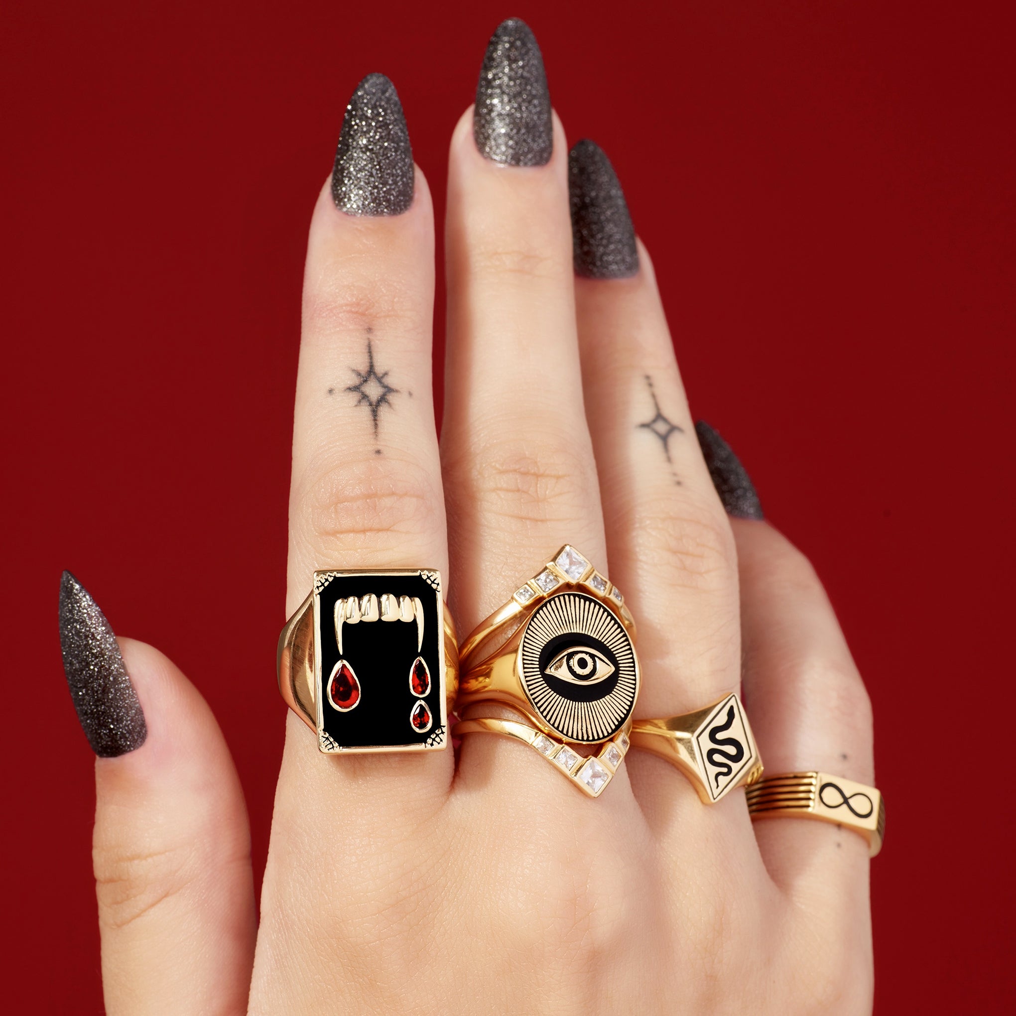 Little Rooms Hypnosis Eye Ring