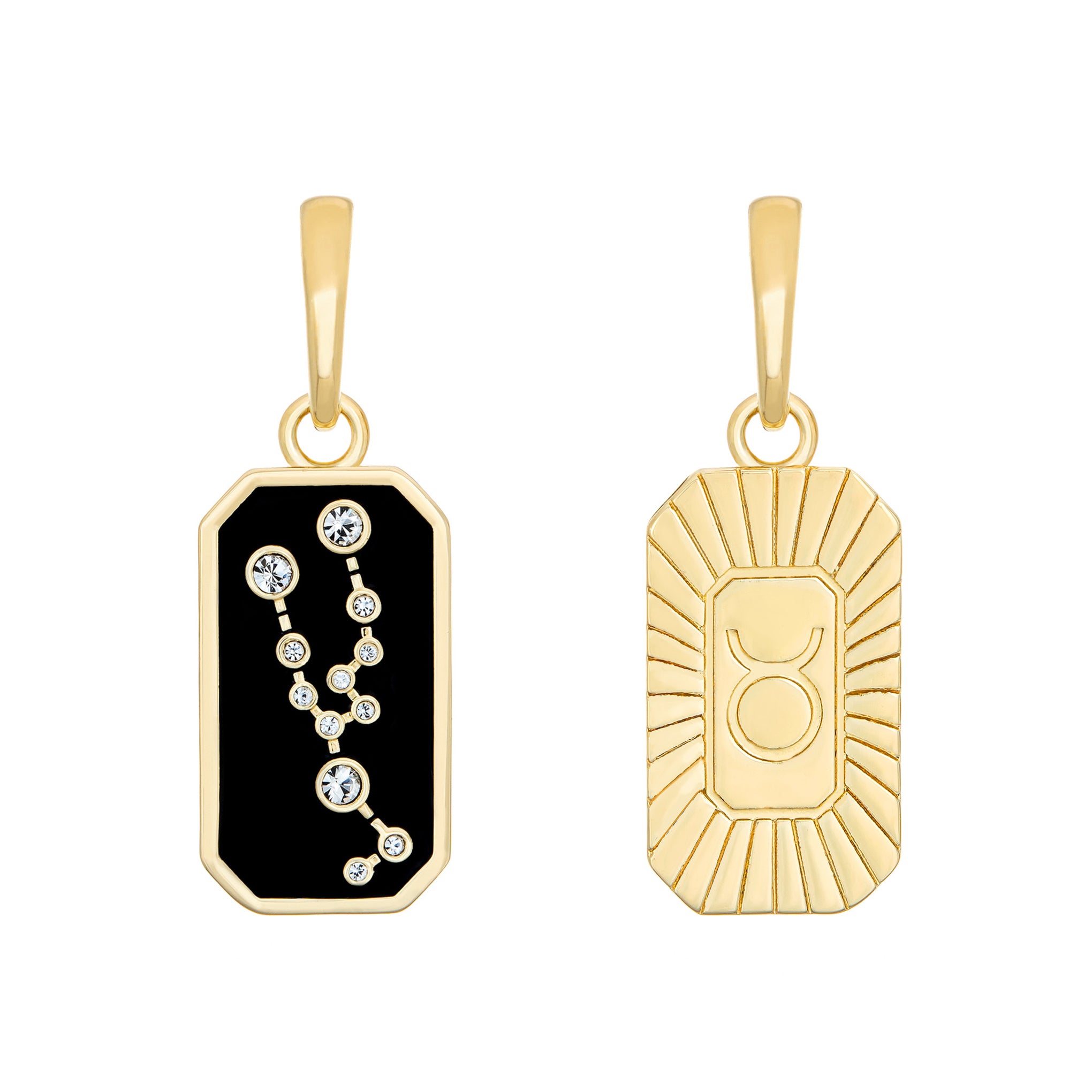Taurus Charm Gold Taurus Zodiac Charm – Bunx